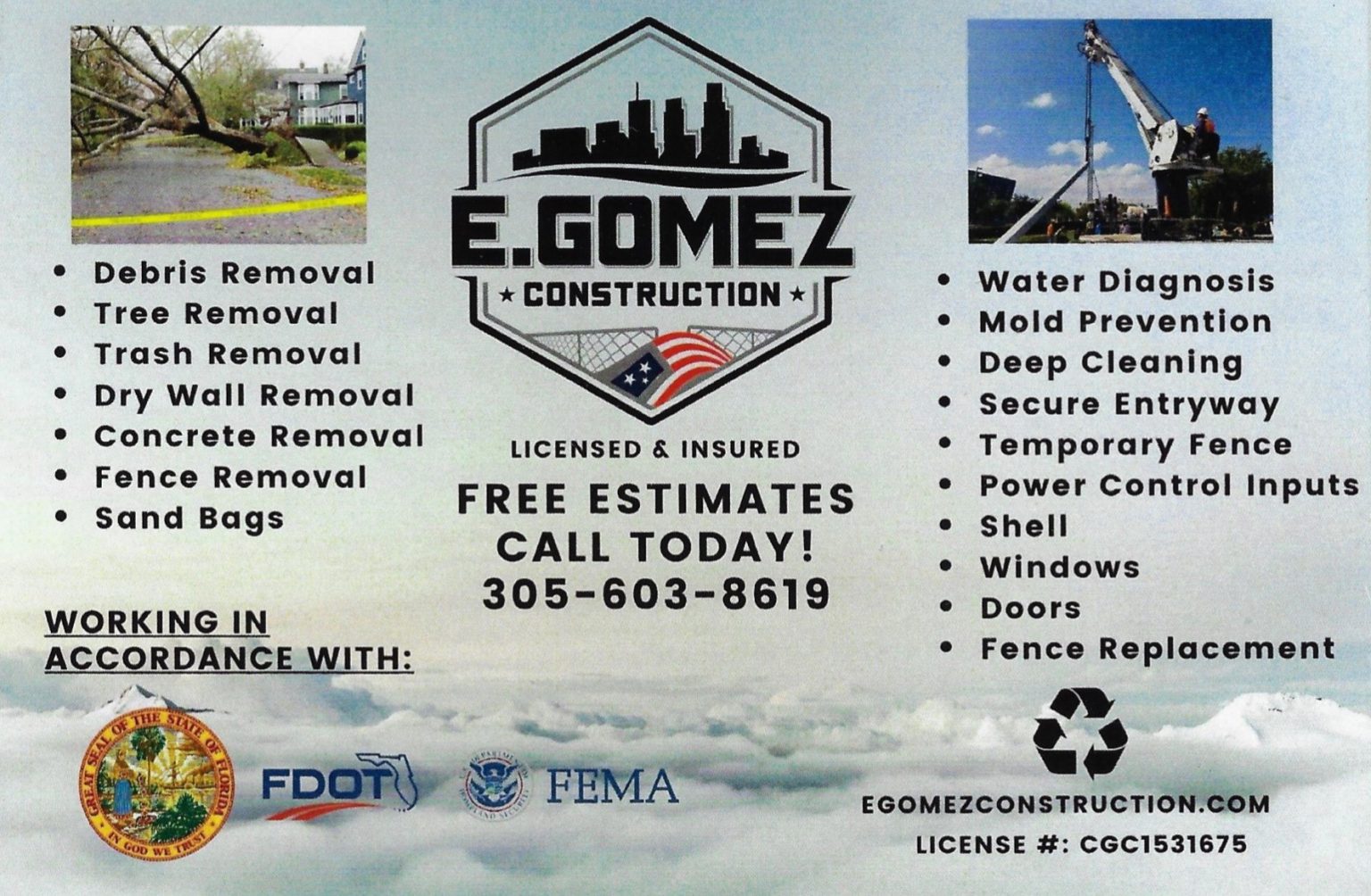 Home Page - E. Gomez Construction