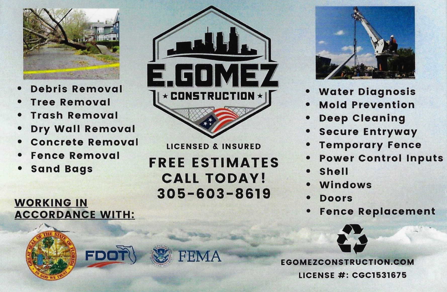 Home Page - E. Gomez Construction